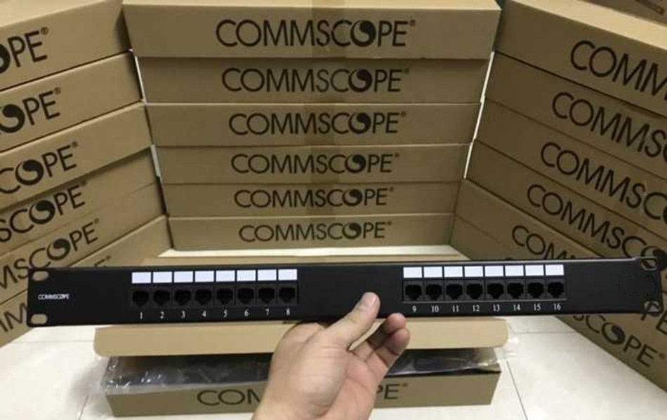 Patch panel 16 port Cat6 Commscope · Thế giới phụ kiện PC